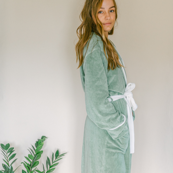 Adult Robe - Green - Pure Earth Collection