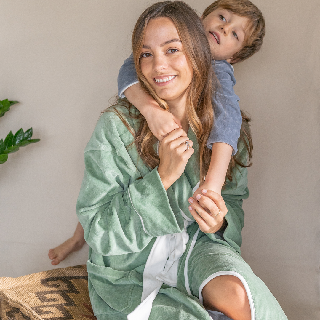 Adult Robe - Green - Pure Earth Collection